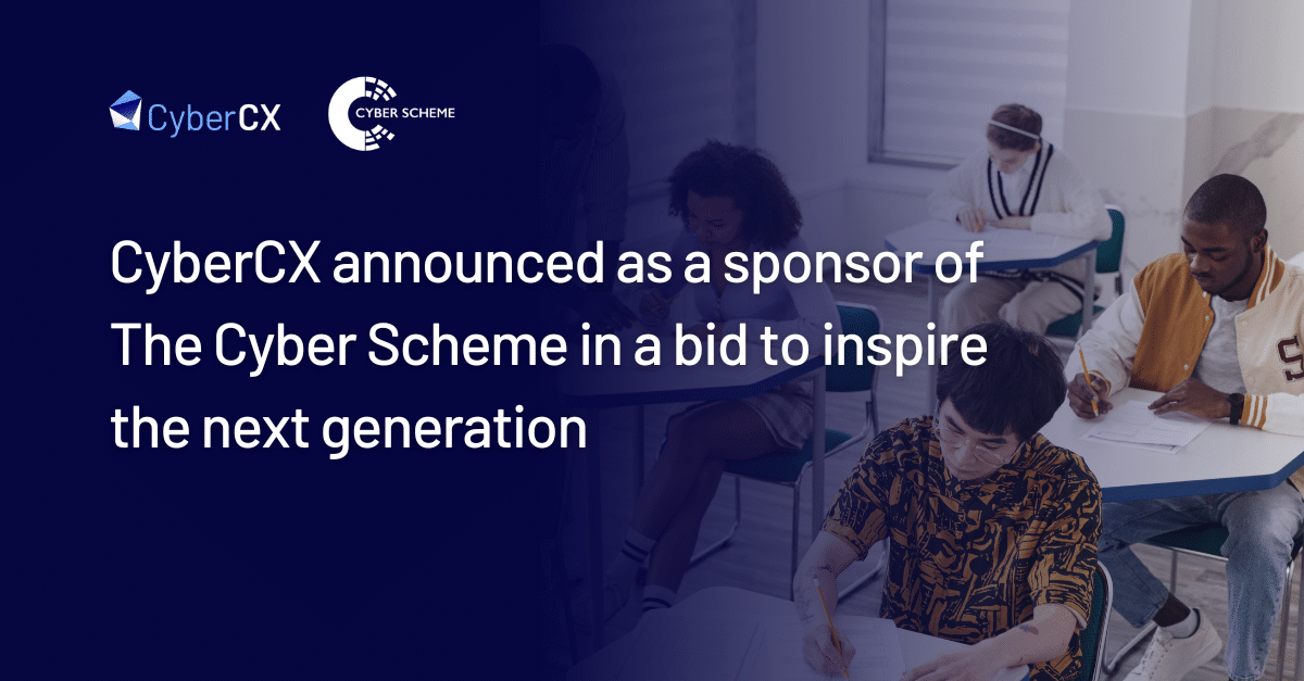 CyberCX announced as a sponsor of The Cyber Scheme